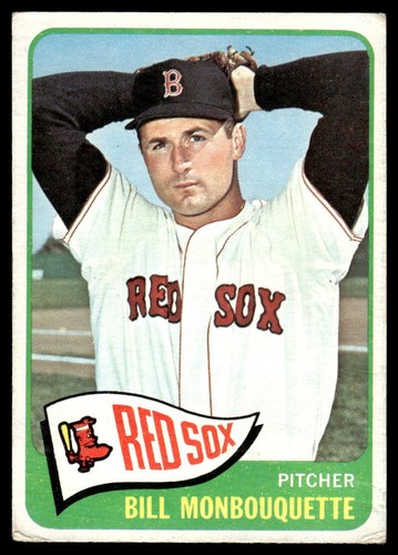 1965 Topps Bill Monbouquette #142 Boston Red Sox Baseball Card | eBay
