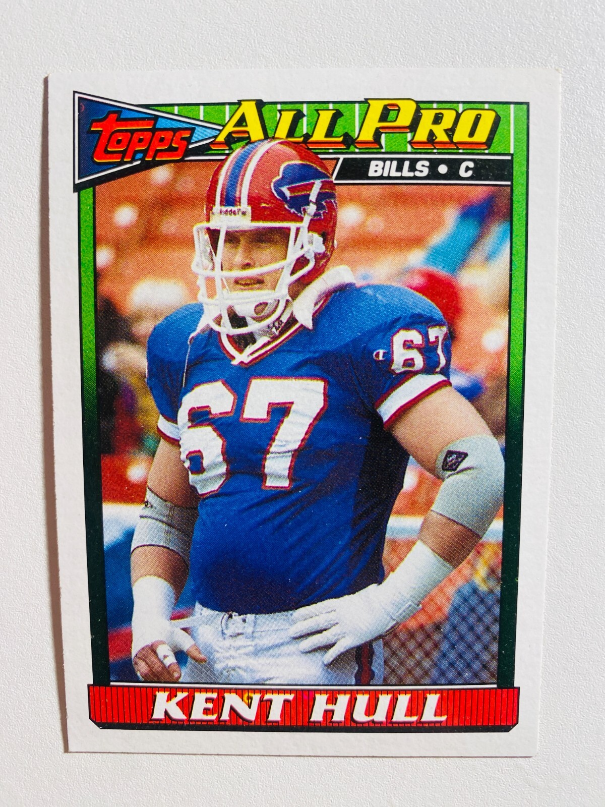 1991 TOPPS #47 KENT HULL ALL-PRO NM-MT NFL FOOTBALL CARD | eBay