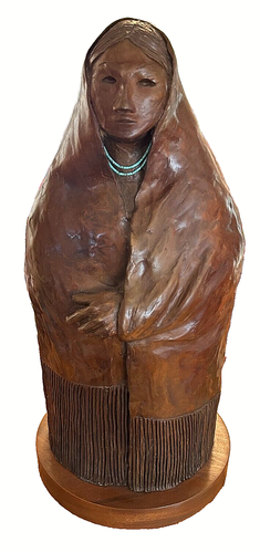Vintage R.C. Gorman Bronze 'Pueblo Woman" 1 of 10 EPI Foundry Excellent ...