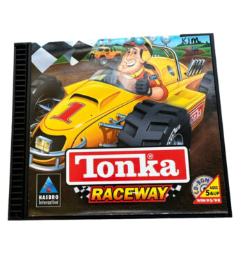 TONKA RACEWAY GAME CD-ROM (1999) Hasbro Interactive Windows 95/98 (Ages ...