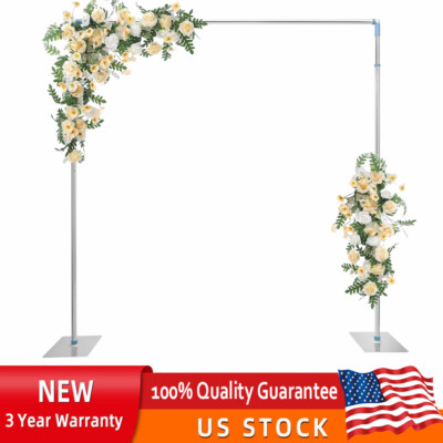 10x10ft Photography Backdrop Decor Stand Heavy Duty Telescopic Pipe ...