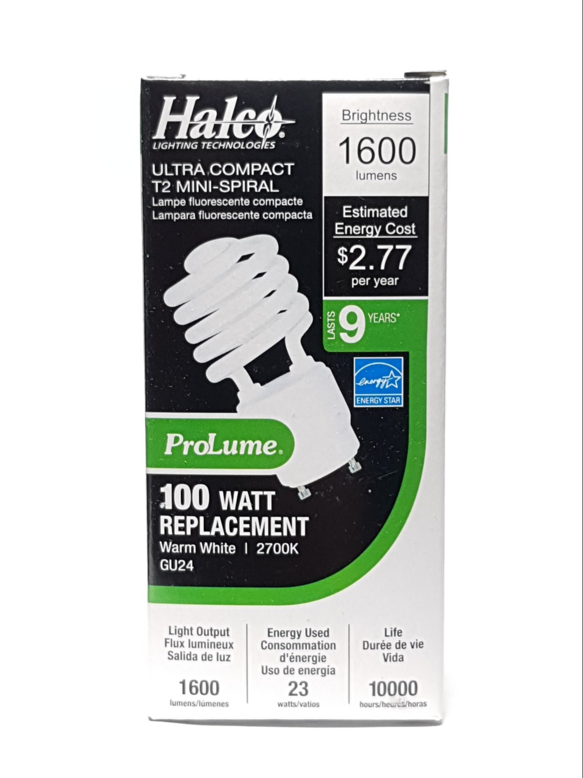 Halco Ultra Compact T3 Mini Spiral,40W,60W,100W,150W Replacement 4100K ...