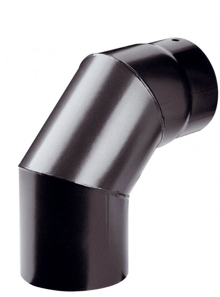 flue pipes & elbows 5" inch 125mm for wood burning stove log burner ...