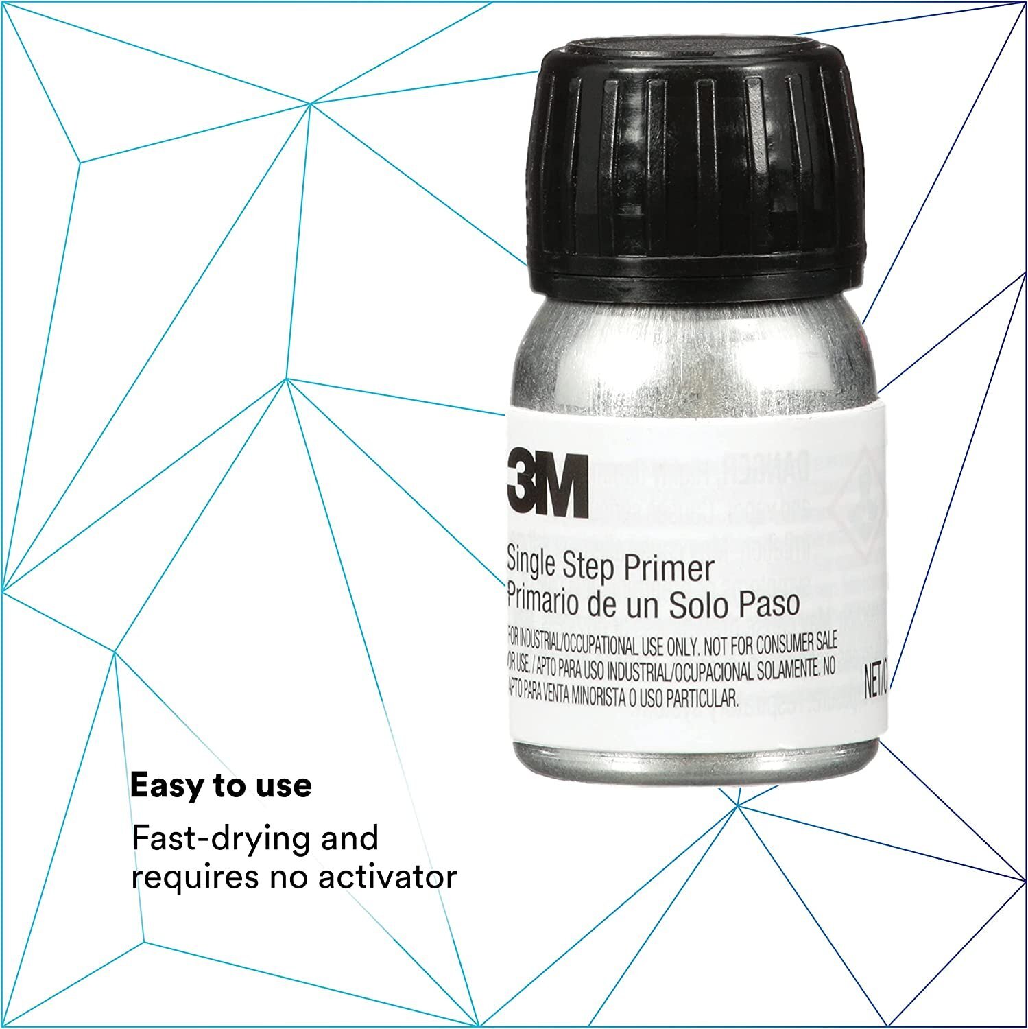 3M Single Step Primer 08682 Black One-Part Urethane, UV Resistant 30 mL ...