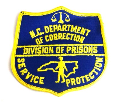 NORTH CAROLINA – DEPT CORRECTIONS-DIVISION OF PRISONS – NC Sheriff Police Patch | eBay
