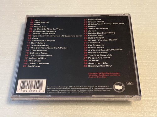 Dice Rules by Andrew Dice Clay (CD, Sep-1998, Sony Music Distribution ...