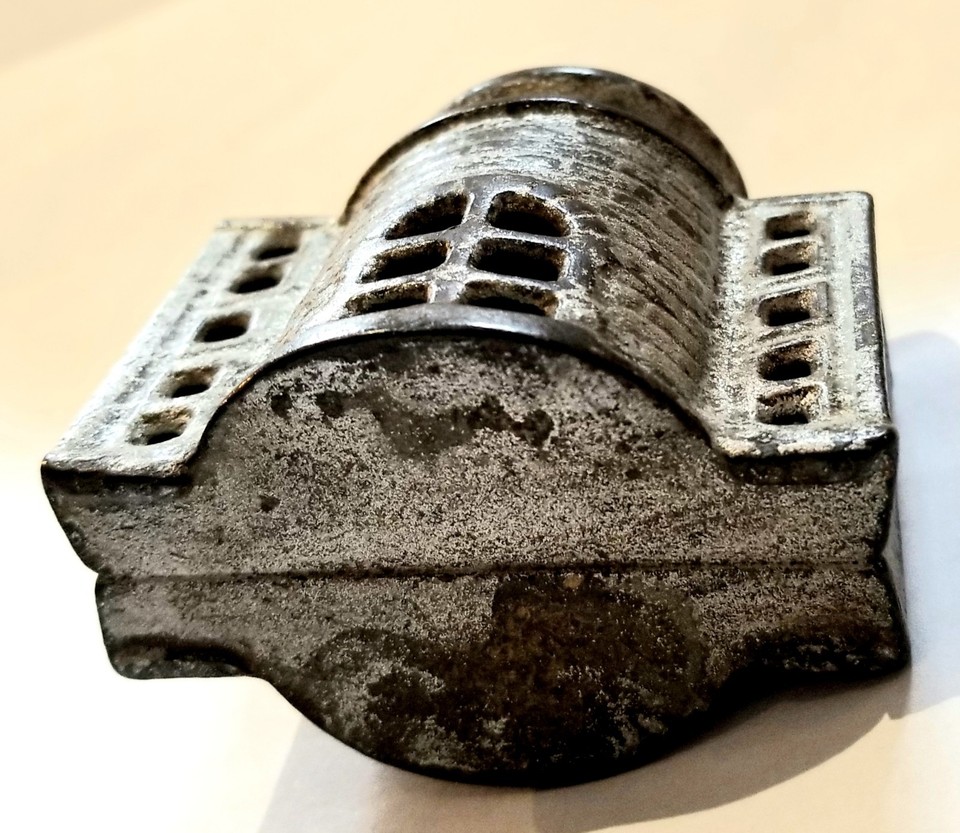 Vintage Cast Iron Still Bank Building Kenton Presto AC Williams c1911 ...