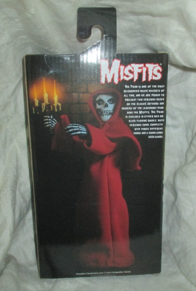 NECA Misfits 8" Action Figure Red The Fiend w/ Robe Retro NIB New Punk ...