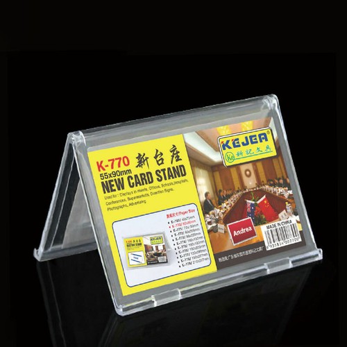 80*200mm Acrylic Clear Menu Show card Name Place Table Setting Display ...