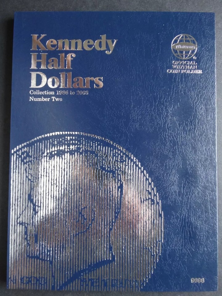 Set of 4 - Whitman Kennedy Half Dollar Coin Folders Number 1-4 1964 ...