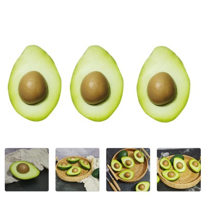 Fruit Model Props Toy Half Artificial Avocados Half Artificial Fruit | eBay