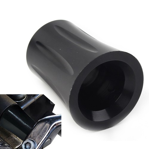 Black Heel Shift Shifter Lever Eliminator Shaft Caps Cover For Harley ...