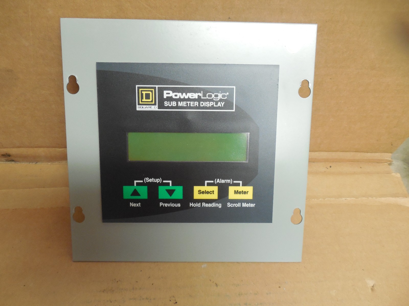 Square D SMD63 PowerLogic Modbus Network Sub Meter Display for sale ...