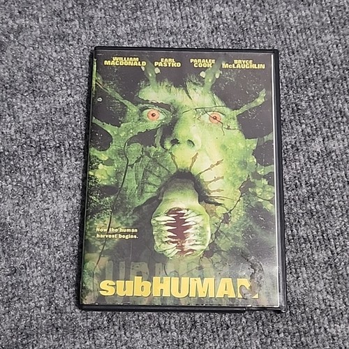 Sub-Human (DVD) Movie Cult Horror Rare OOP 2005 Tested Plays 100% EUC ...