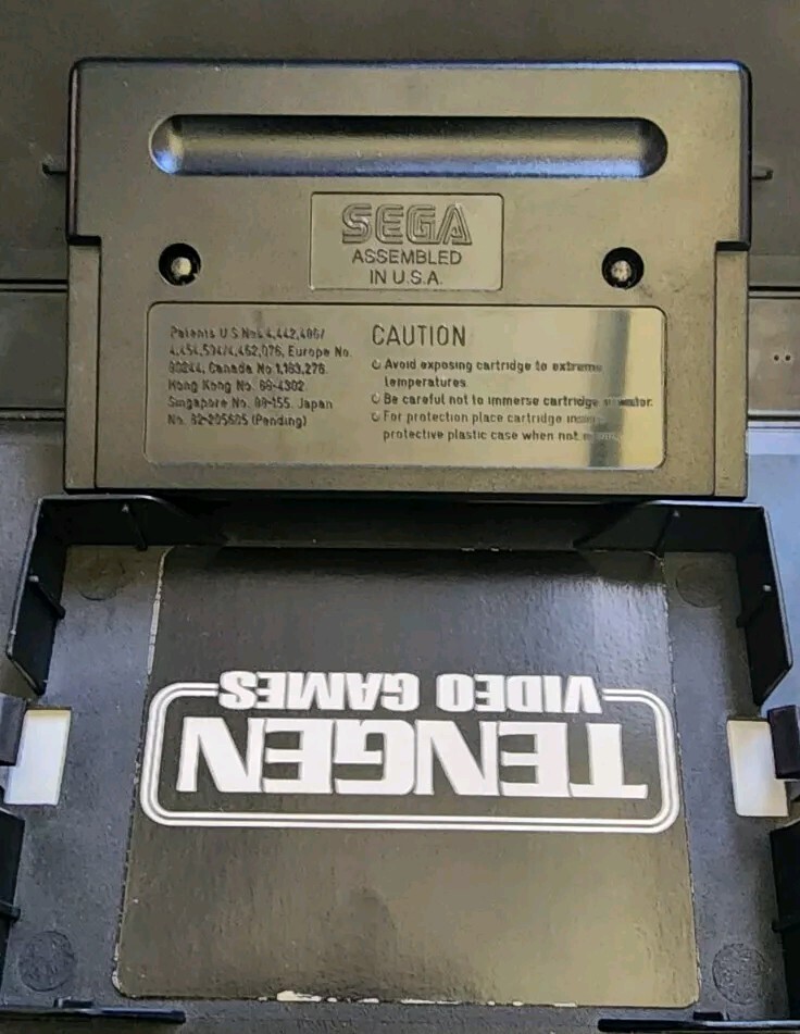 Ms. Pac-Man Case And Cartridge, no manual (Sega Genesis, 1991 ...