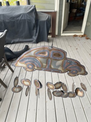 VW Beetle metal Wind Chime. Volkswagen Bug | eBay