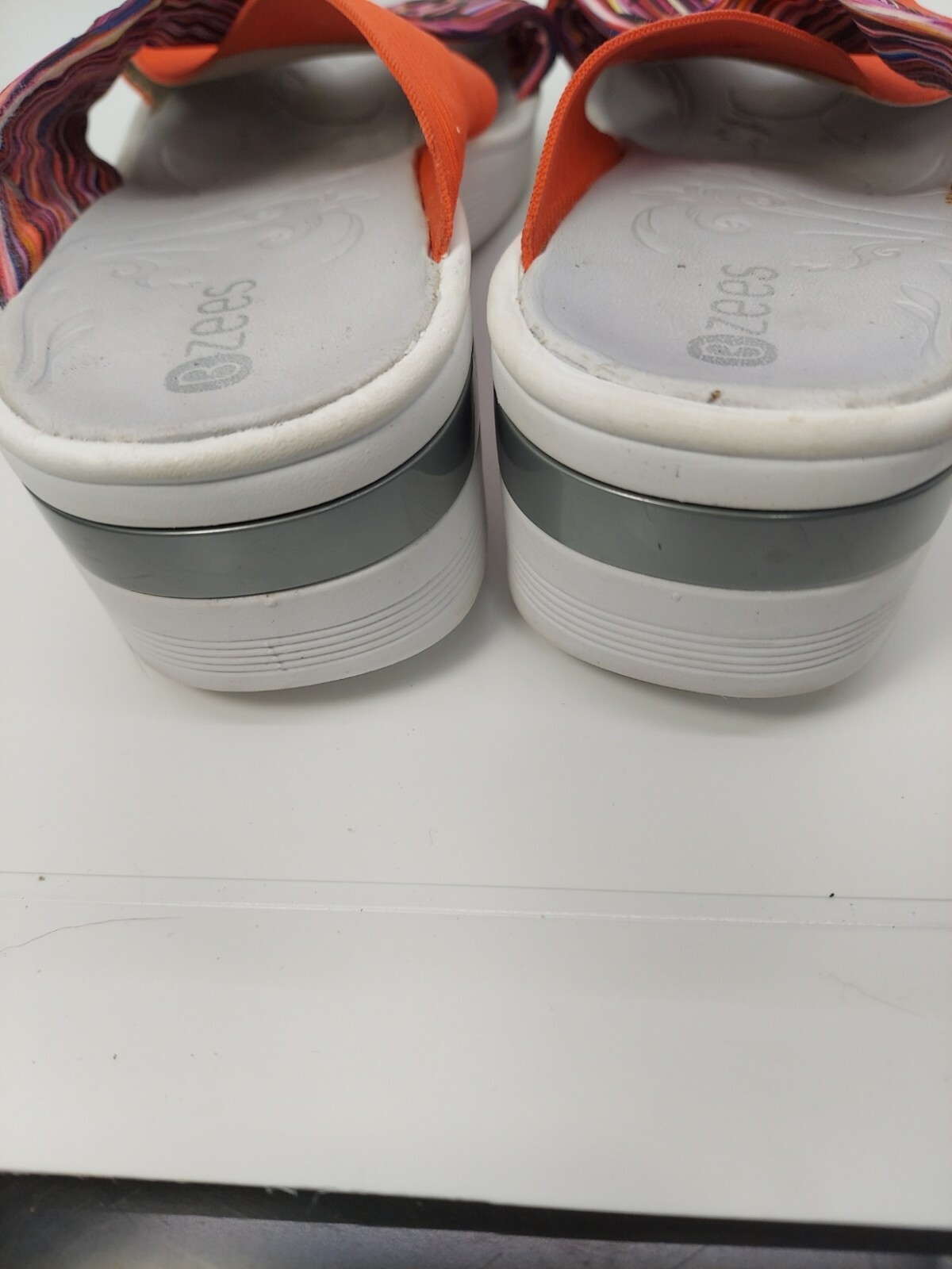 Bzees Diamond Slip On Wedge Sandals Women's 10W Brigh… - Gem