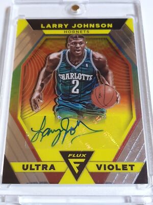 2022 Panini Flux Larry Johnson AUTO Ultra Violet Signatures - Ready to ...