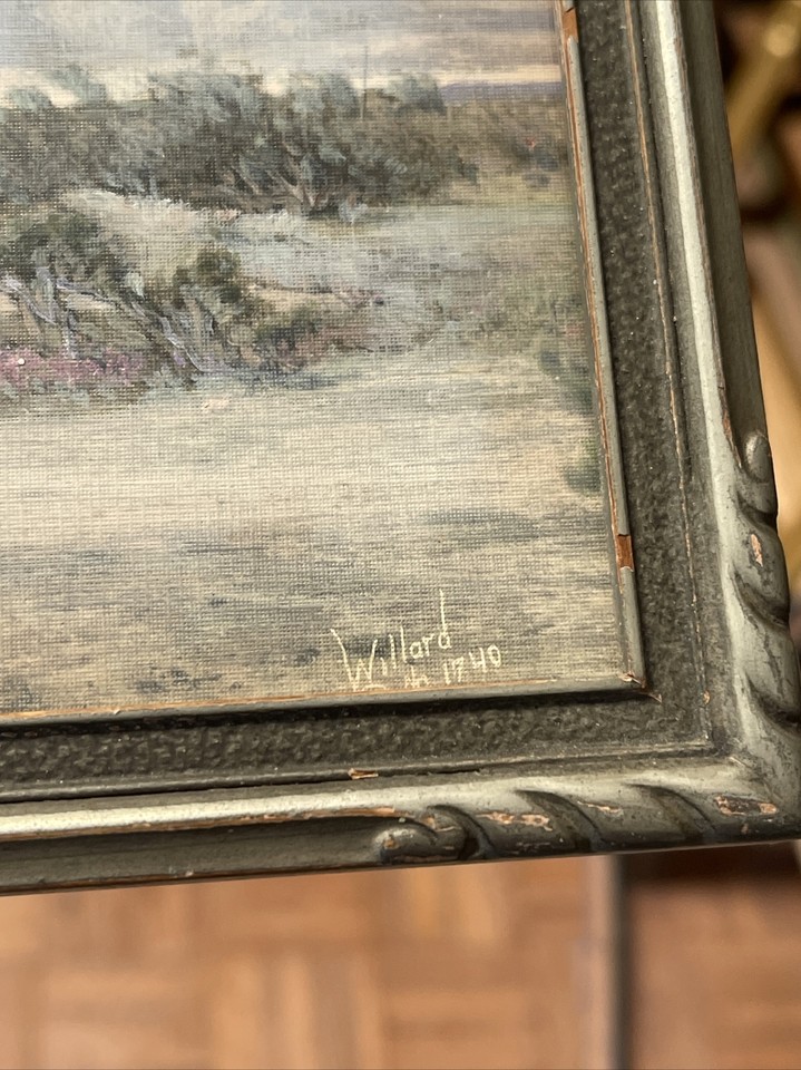Stephen Willard Photograph Painting Finest Example Antique Landscape ...