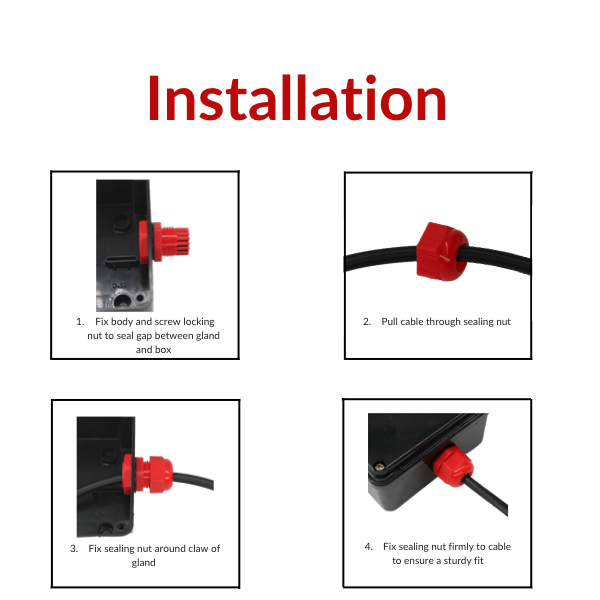 IP68 Waterproof Cable Gland Compression Glands Stuffing Gland *MULTI ...