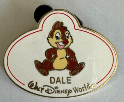 WDW 2008 Disney CHIP N DALE Name Tags DALE Limited Edition Pin LE 1600 ...