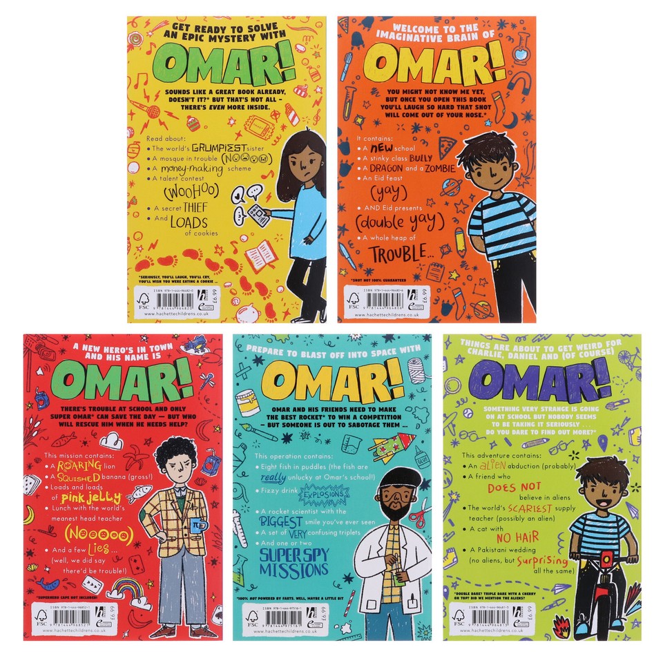 Planet Omar By Zanib Mian 5 Books Collection Box Set - Ages 9-11 ...