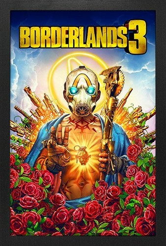 BORDERLANDS 3 BANDIT ROSES COVER 13x19 FRAMED GELCOAT POSTER VIDEO GAME ...