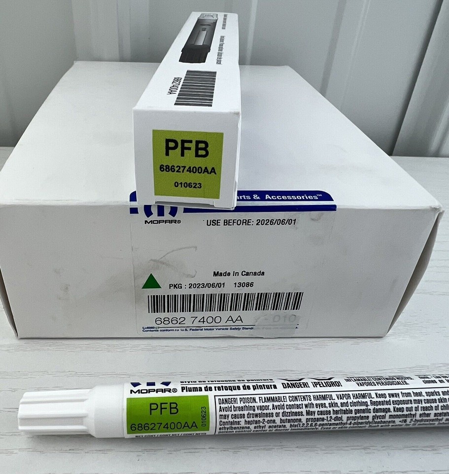 JEEP DODGE CHRYSLER PFB SUBLIME GREEN METALLIC TOUCH UP PAINT PEN ...