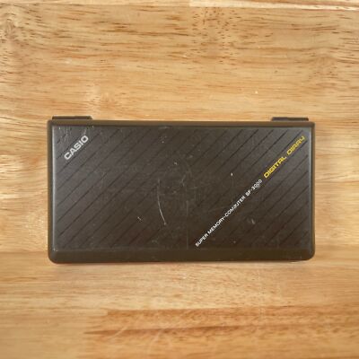 Vintage Casio SF-3000BK Black Portable Digital Diary Business Organizer ...