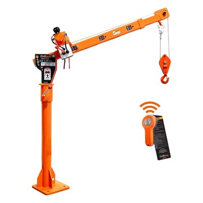 Davit Crane 1000 lb 360 Swivel with Wireless Electric Winch 12V | eBay