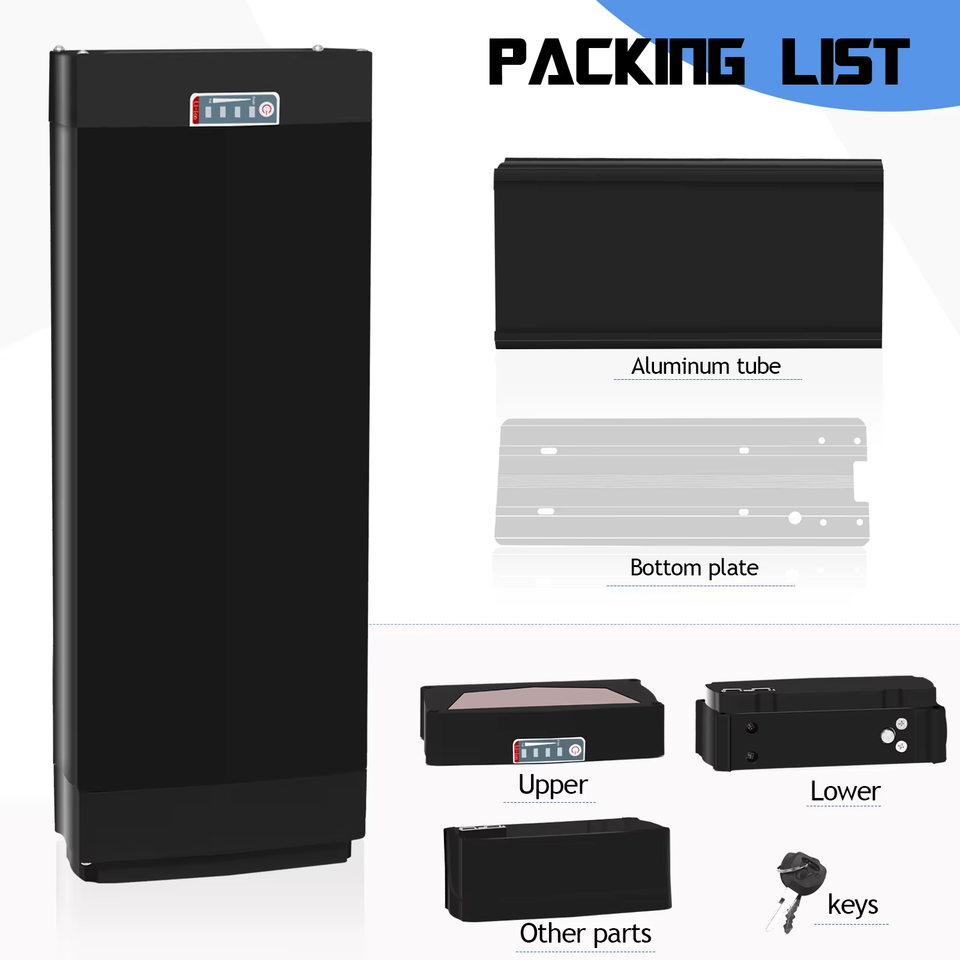 Riesige Batterie Box Max 117 18650 Zellen Für E-Bike Große Schale ...