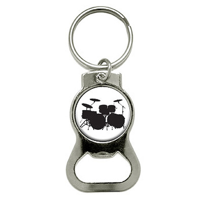 DRUMS DRUM SET - Bottle Cap Opener Keychain Ring | eBay