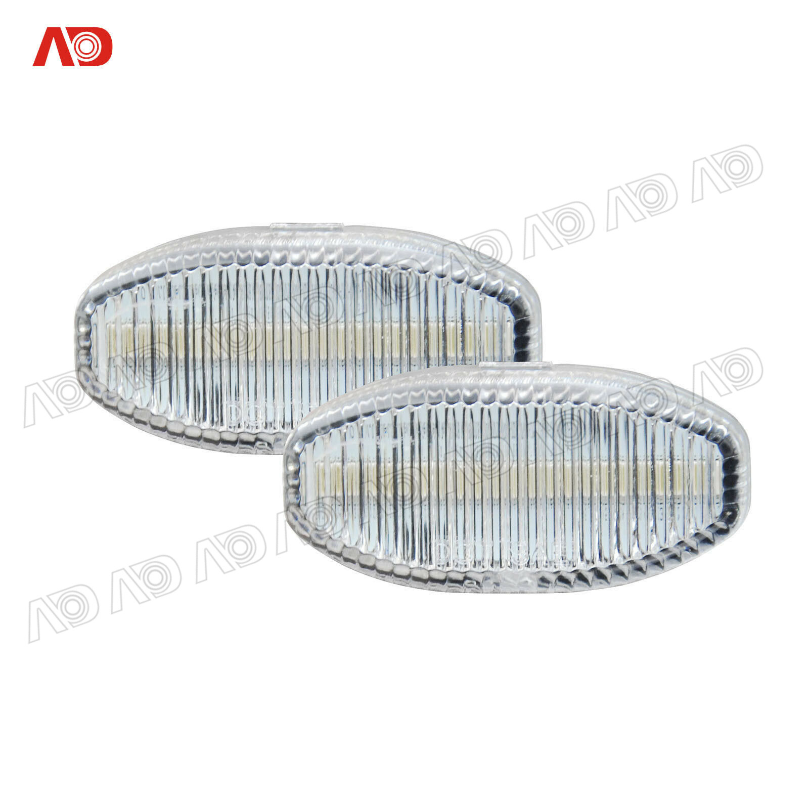 2PCS Clear Amber LED Side Fender Marker Light For 2010-2014 Ford F150 ...