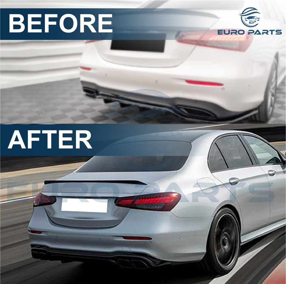 For 2021-2023 Benz E Class W213 to E63 Front Bumper+Rear Sports ...