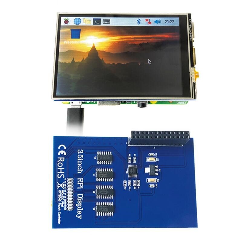 Raspberry Pi 3.5 inch TFT display Resistive touch panel HX8357D 320RGB ...