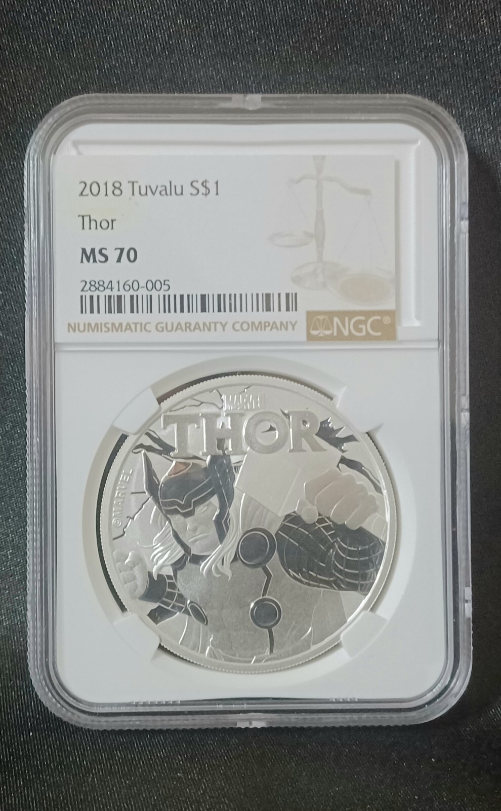 2018 Marvel Thor 1 oz Silver Fine 9999 Coin NGC MS70 Tuvalu | eBay