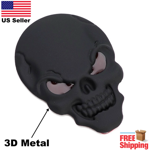 3D Metal Punisher Skull Emblem Sticker Decal Motorcycle, ATV, UTV, Car ...