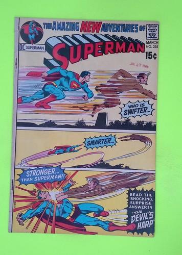 Superman #235 Vol. 1 1971 DC Comics Low Grade (Rust Staples) Comic Book ...