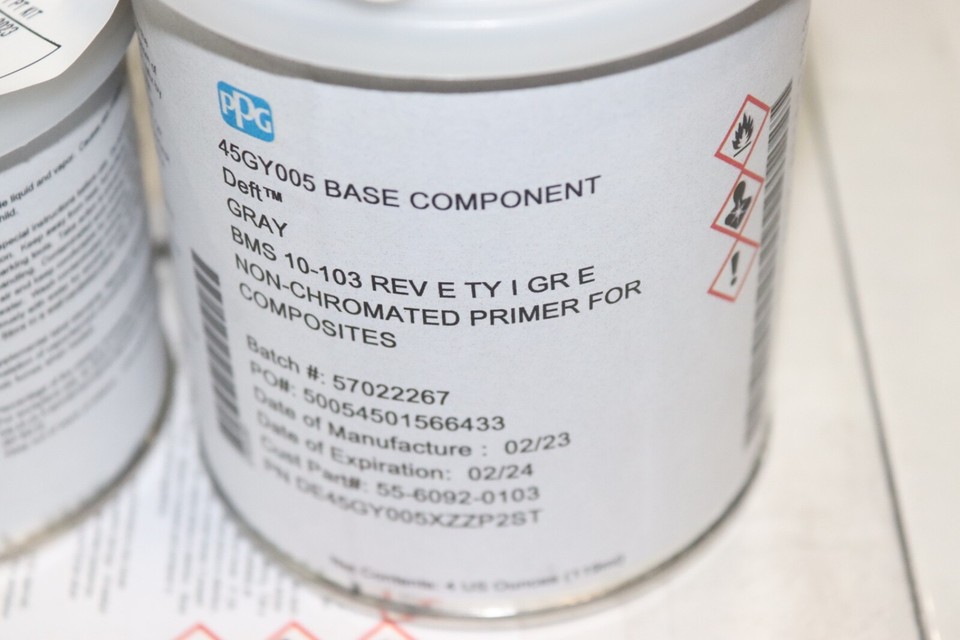 PPG Aerospace 6oz Deft GRAY 45GY005 EPOXY PRIMER PAINT | eBay