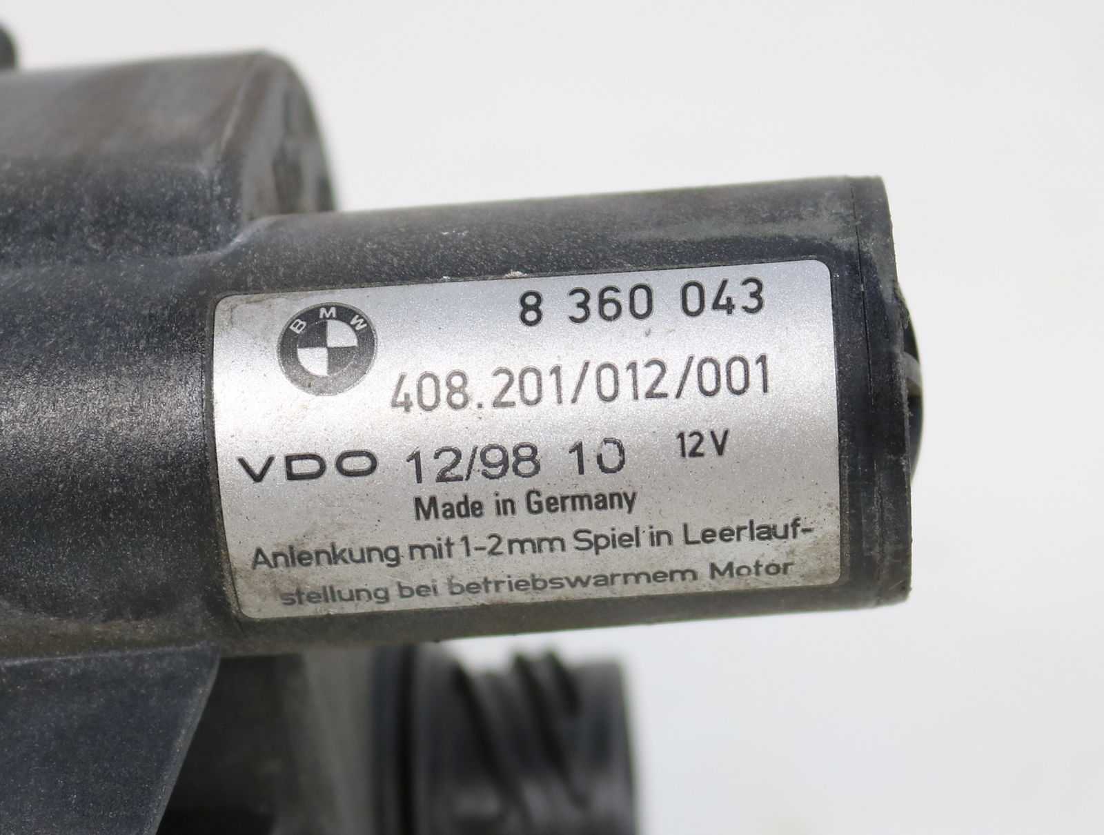 BMW E36 E38 E39 Z3 Cruise Control Actuator Motor S52 M52 M42 M62 1995 ...
