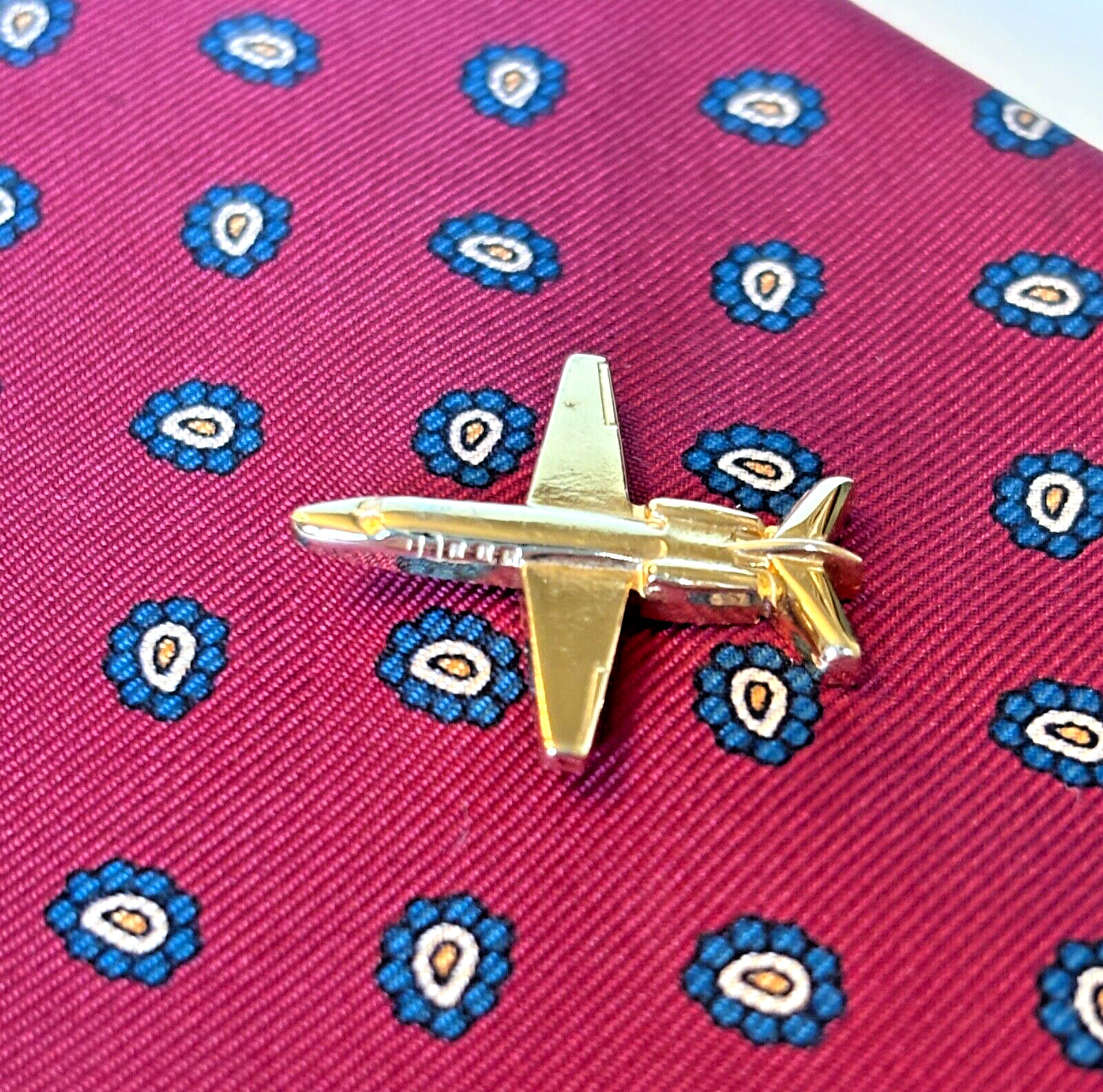 Vintage Jet Airliner Tie Tack Lapel Pin Cessna Airpla… - Gem