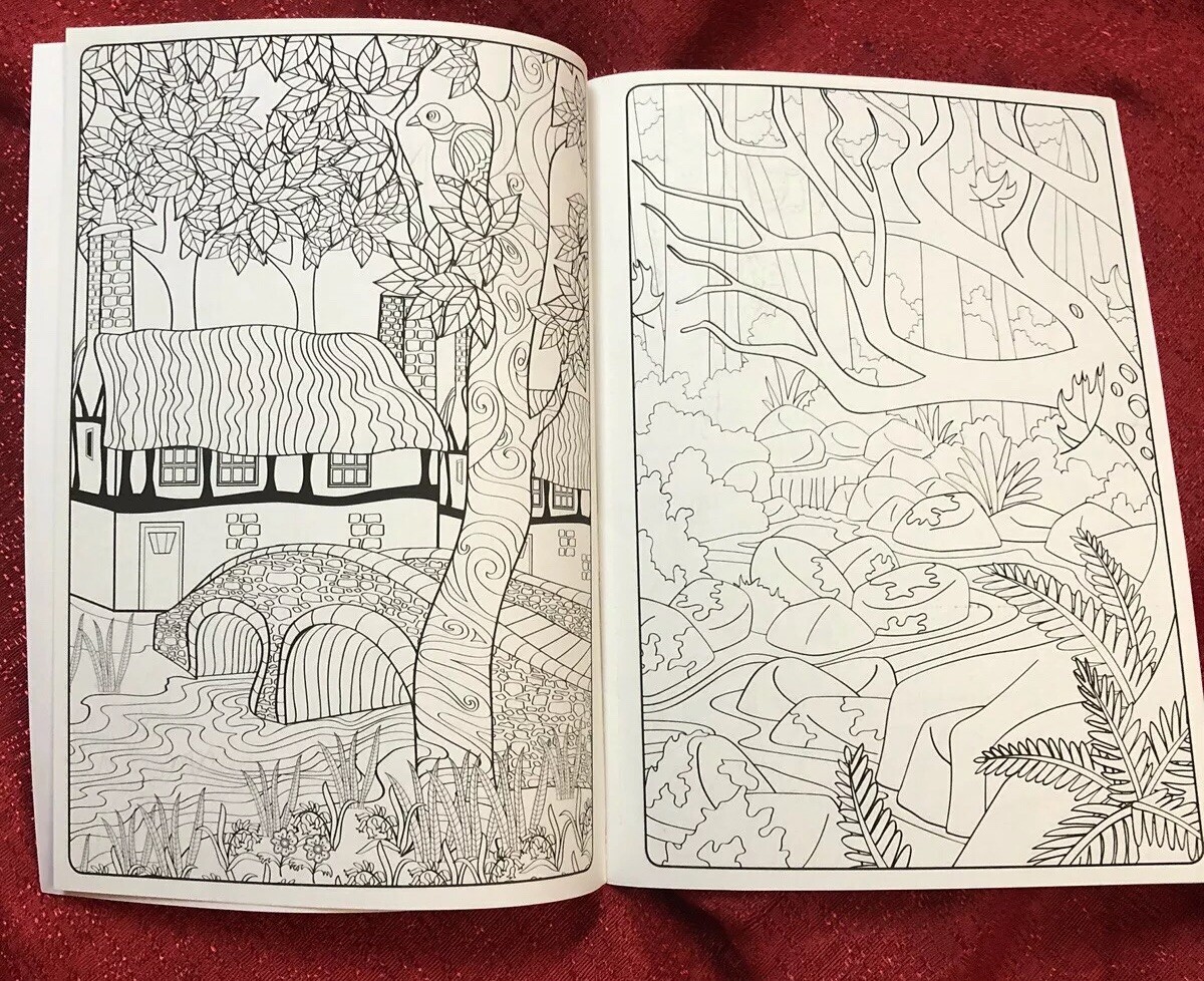 Kappa Designer Adult Coloring Book Designs To COLOR PARADISE | eBay