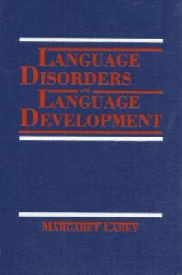 Language Disorders and Language Development - Hardcover - ACCEPTABLE ...