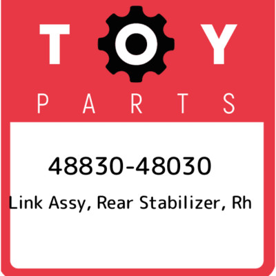 48830-48030 Toyota Link assy, rear stabilizer, rh 4883048030, New ...