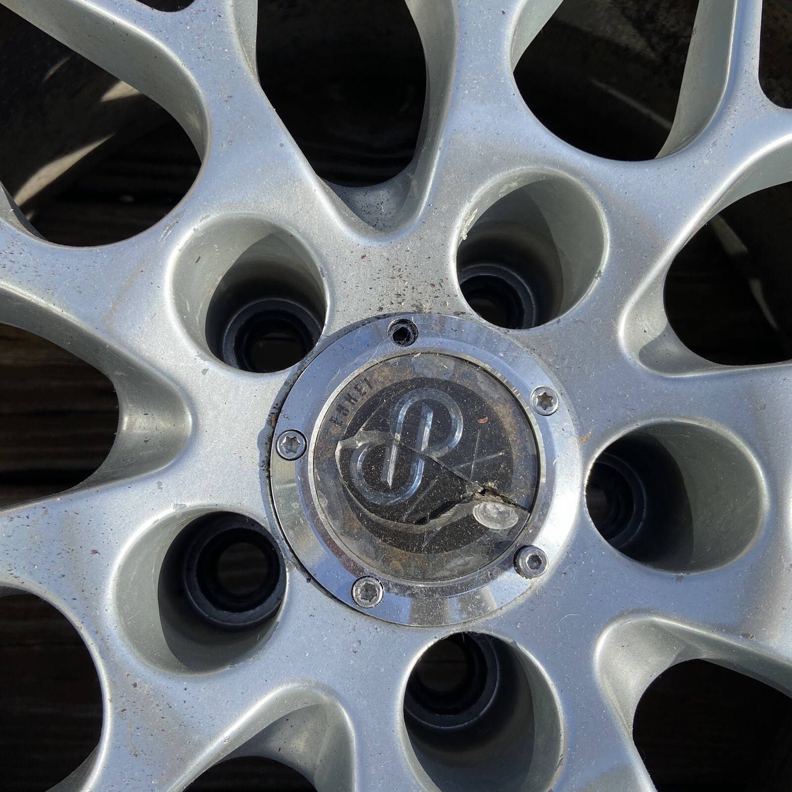 17x8 Enkei Aegis Mesh JDM Wheels 3pc +37 Hi Disk 5x112 VW AUDI Wheels ...