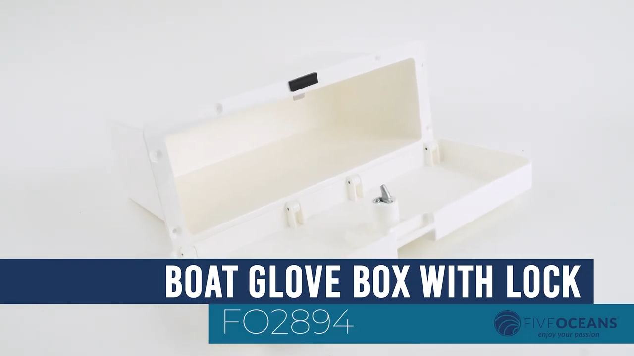 Boat Glove Box, Lockable with 2 Keys, High-Impact and UV-Resistant ...