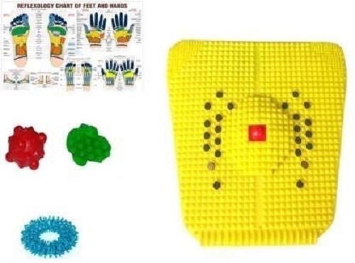 Foot Mat Massager And Thumb Pad, Sujok Ring,Ball And Chart Accupressure ...