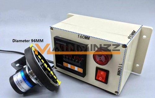 Meter Electronic Encoder Wheel Roll Measure Length Record 100ppr ...