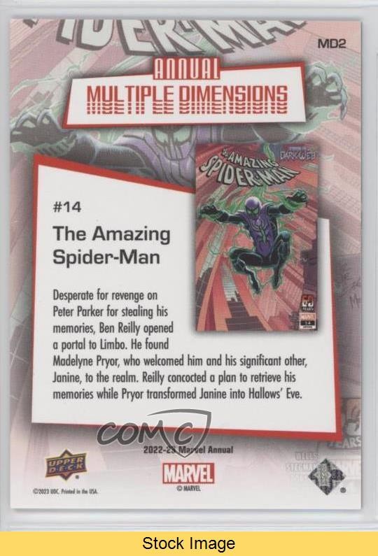 2022-23 Upper Deck Marvel Annual Multiple Dimensions Chasm #MD2 READ c6q | eBay