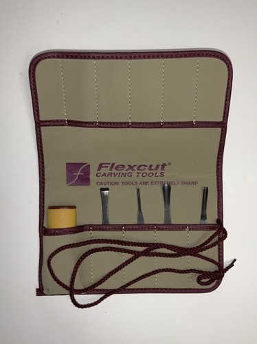 Flex Cut Carving Tools Five Piece Set With Case | eBay